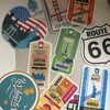 Travel Stickers Pack 10/20/30/36 Piece, Custom Travel Sticker Pack ...
