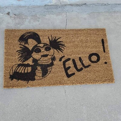 Buffy the Vampire Inspired Door Mat Welcome to the Hellmouth - Etsy