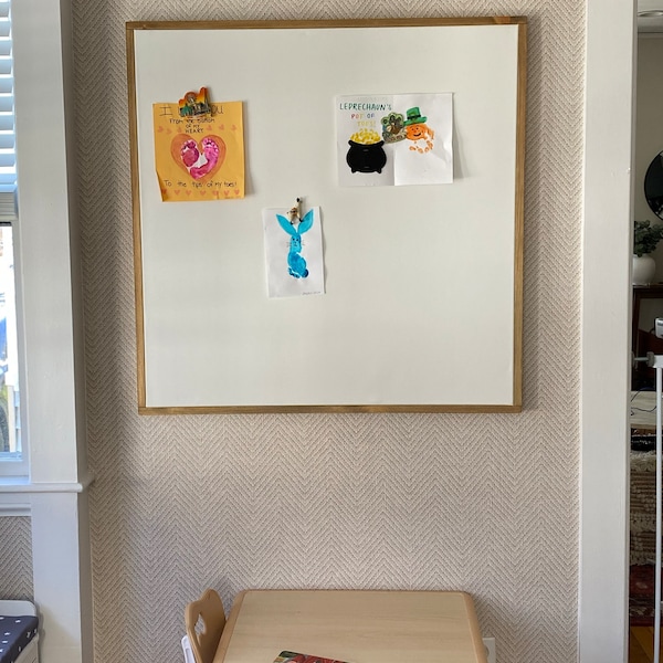 Large Personalized Magnet Board-custom Magnetic Message Board-kids Art ...