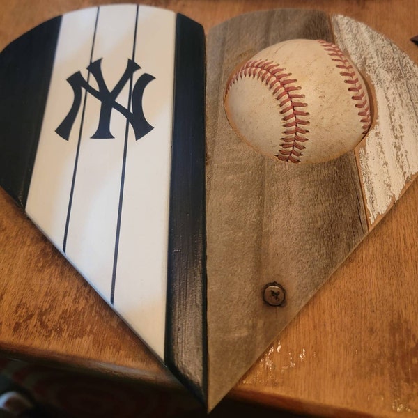 New York Yankees Home Plate Wall Art - Etsy