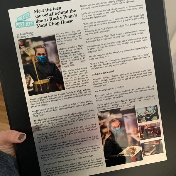 Personalized Newspaper Plaque - Simply Provide the Article and Optional ...