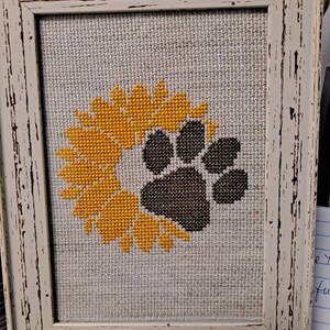 Paws Cross Stitch Pattern PDF, Modern Cross Stitch, Cat Paws, Dog Paws ...