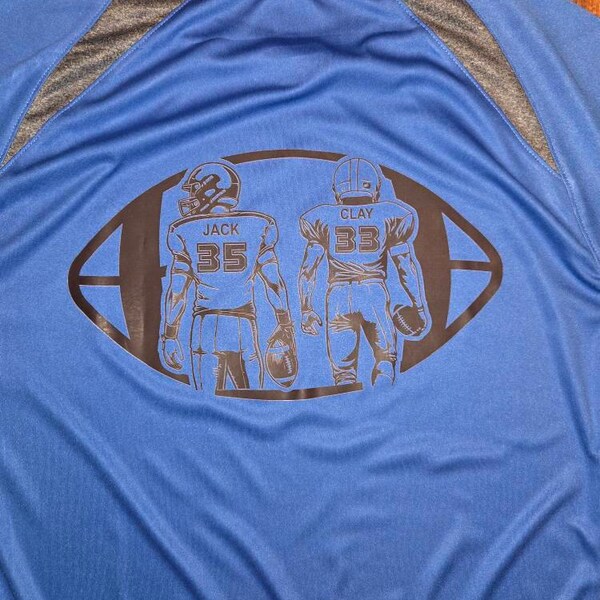 Football Ribbon Football Transfer Design DTF. Ready to Press, Heat ...