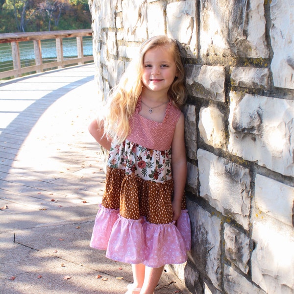 Addison Dress PDF Sewing Pattern, Including Sizes 12 Months - 14 Years ...