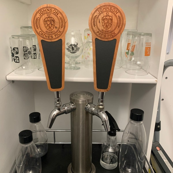 Personalized Beer Tap - Seconds and Rejected Beer Taps - Hop Edition - Etsy