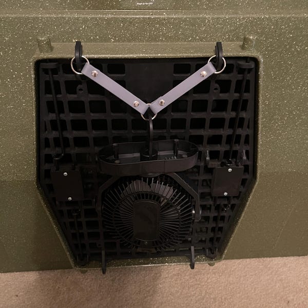 Dog Kennel Fan Hanging Utility Straps -great for Dog Shows/ Agility ...