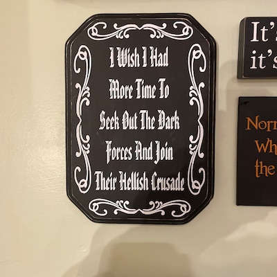 Gothic Wall Decor, the Addams Family, Morticia, Gallery Wall, Horror ...