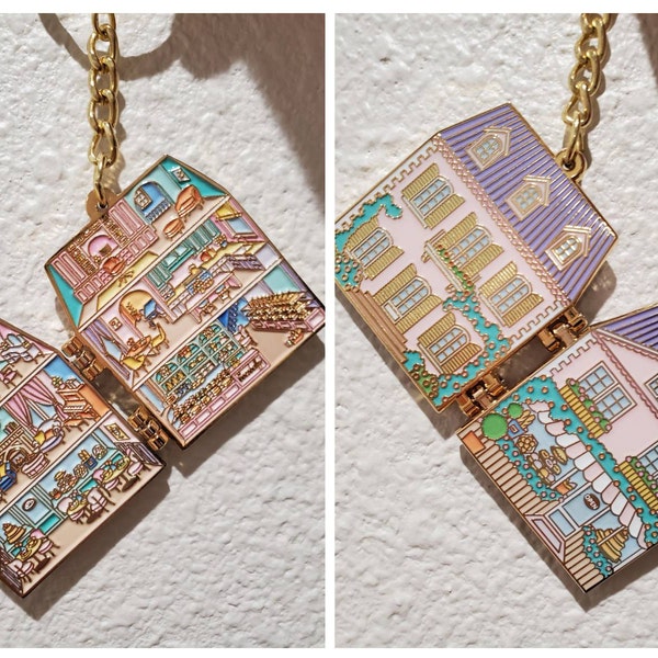 Cocobelly Dollhouse Hinged Enamel Keychain - New Edition - Etsy