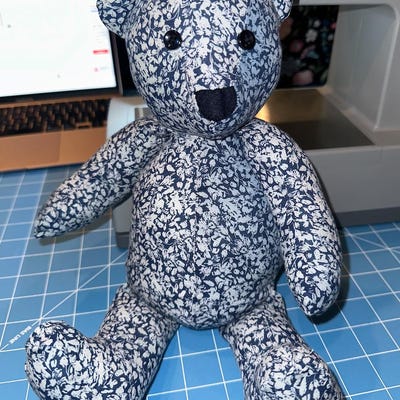 Memory Bear Pattern, Make Teddy Bear, Keepsake Bear Sewing Pattern - Etsy