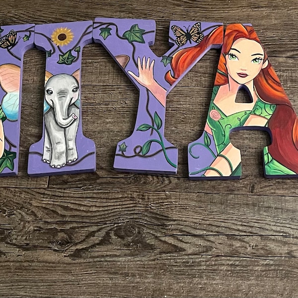 Hand Painted Custom Letter(s) - Etsy