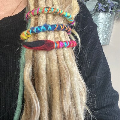 Dreadlock Woolly Tie FUNKY Dreadlock Tie Dread Tie Bendable Tie Spiral ...