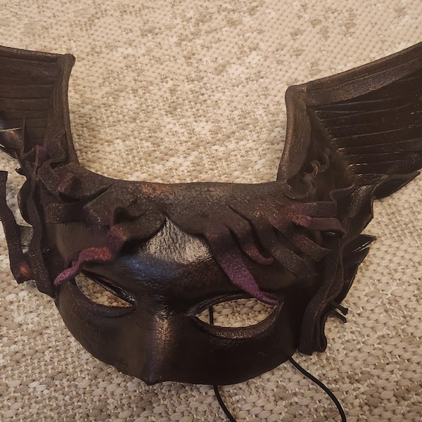 Full-face Costume Mask in Gold Black and White With Black Lips ...