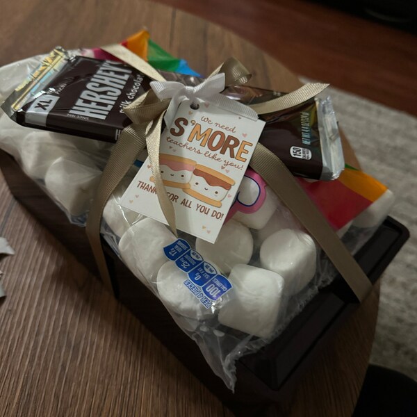 Teacher Smores Gift Tag, Smore Teacher Appreciation Tag, Smore Teacher ...