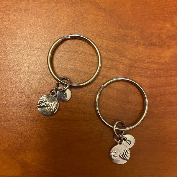 Pinky Swear 2 Keychains for Best Friends, Pinky Promise Key Chain Pair ...