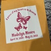 Custom in Loving Memory Memorial Deer Buck Antler Hunting Die Cut Decal ...