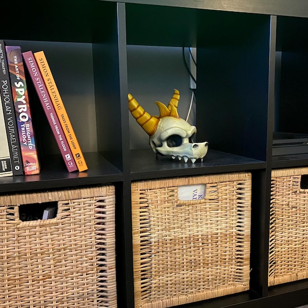 Dragon Book Nook Hand Painted 3D Book Holder Fantasy Book Shelf Book ...