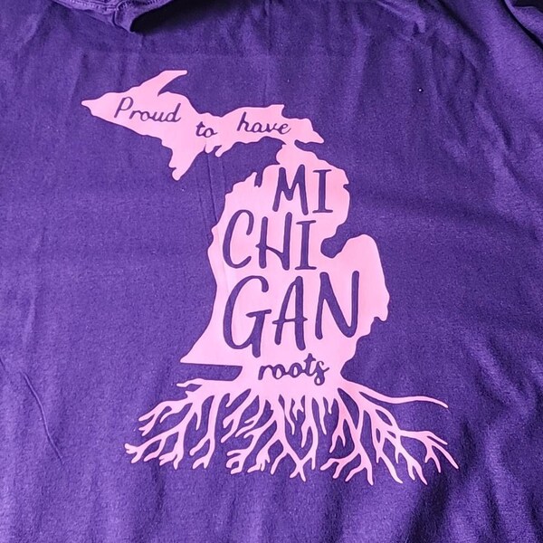 Proud to Have Michigan Roots Svg, Michigan Svg, Proud Michigan Svg ...