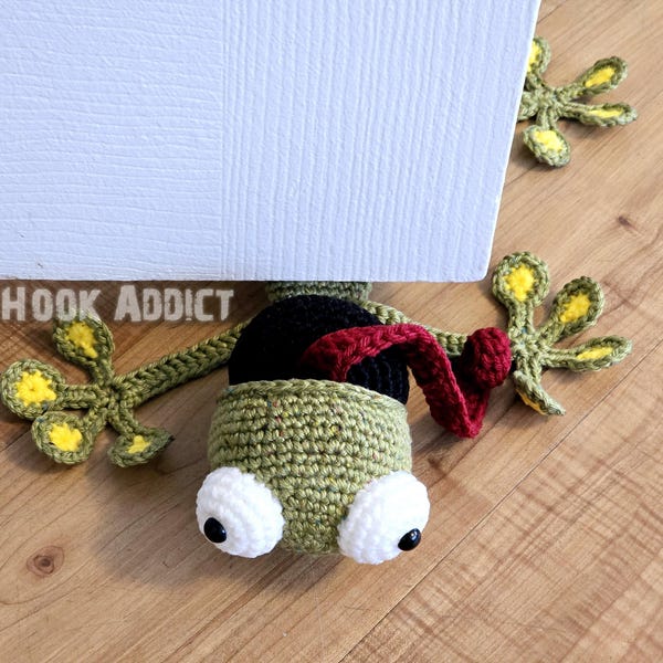 The Original Squashed Frog Door Stopper Amigurumi Crochet Pattern (PDF ...