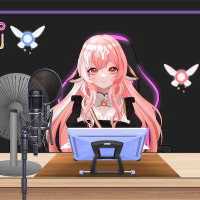 Live2d Vtuber Model for Commercial Use Aries the Zodiac Vtuber ready to ...