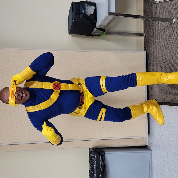 CYCLOPS XMEN 90S Face MASK Visor Yellow Color Cosplay Accessory ...