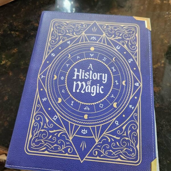 A History of Magic Book Bag, Wizard Book Purse, Spell Book Crossbody ...