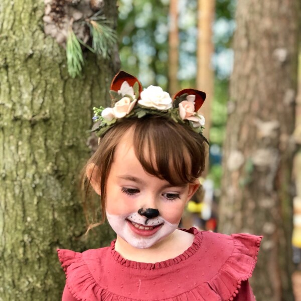 Baby Fox Headband, Fox Ears Headband, Woodland Headpiece, Animal Ears ...