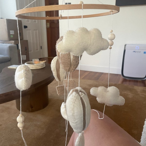 Felt Clouds | White Felt Clouds | Handmade Felted Clouds | Handmade ...