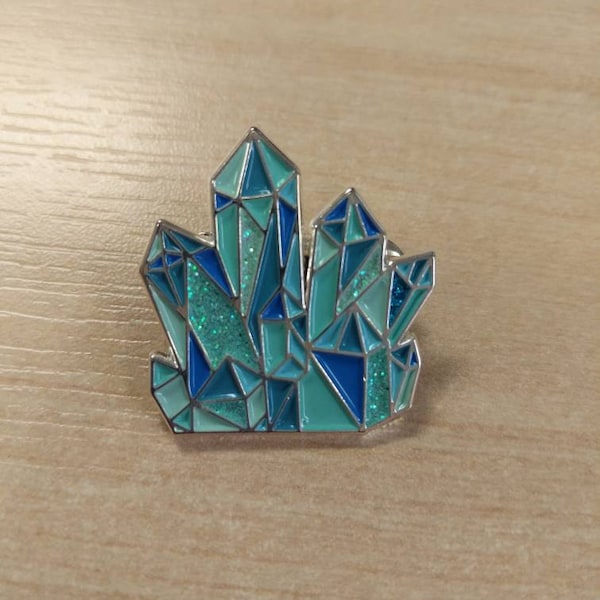 Birthstone Inspired Glitter Crystal Enamel Pin | Lapel Pin, Badge ...