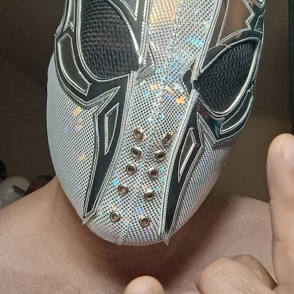 Hand Made ROCKSTAR RETRO Kiss Wrestling Mask Luchador Costume Wrestler ...