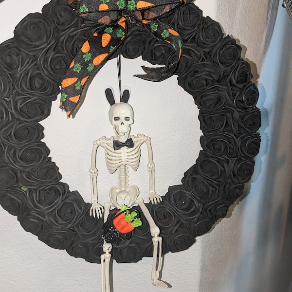 Gothic Easter Wreath, Gothic Easter Decor, Creepy Easter Home Decor ...