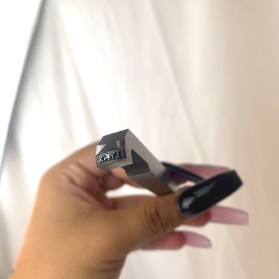 Custom Metal Stamp Ring Bent Shank Hallmark Stamps Swan Neck Stamp ...