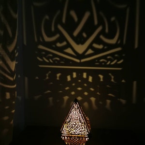 Viking Shadow Lantern Norse Thor Hammer Mjolnir Pegan Night Light - Etsy