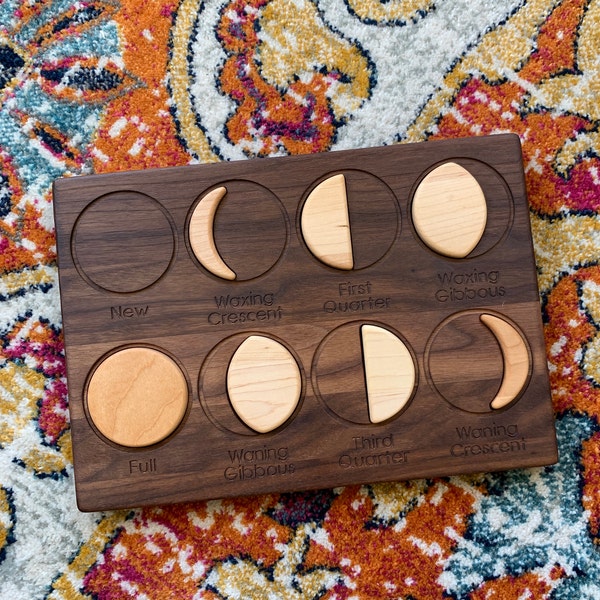Moon Phases Puzzle "from Jennifer" - Etsy