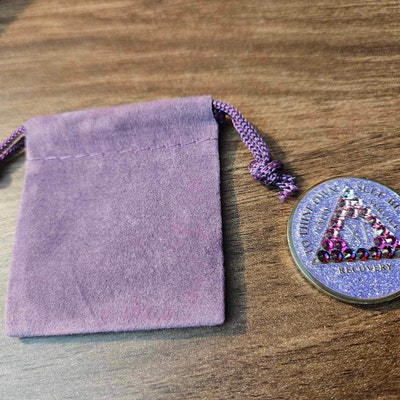 Stainless Steel AA Recovery Ring With Alcoholics Anonymous Symbol 12 ...