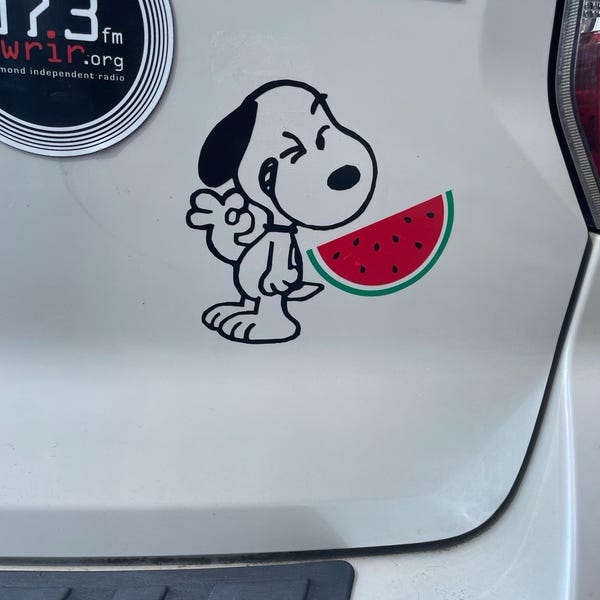 BABY SNOOPY Decal, Snoopy Decal for Cars and Laptops - Etsy