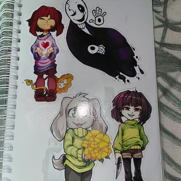Undertale Stickers Waterproof Vinyl 2-3 Inches - Etsy UK