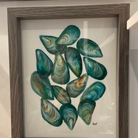 Newfoundland "shore Mussels" Watercolour Painting Fine Art Print - New ...