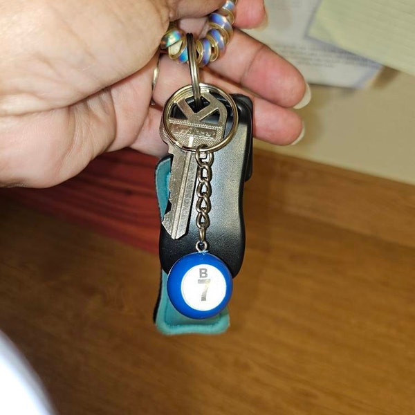 Bingo Ball Keychain - Etsy