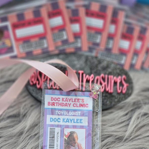 Doc Badges - Doctor Party, Doc Passes, Doc Birthday, Party Favor,doctor ...