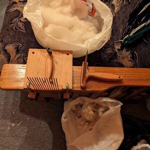 Large Wool Combs Single or Double Row Fine or Extra Fine Smooth Points ...