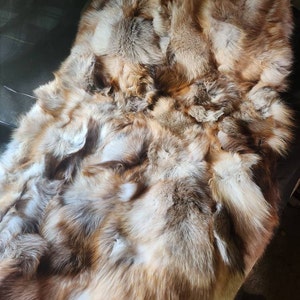 Real Luxury Fox Pelt , Red Fox Pelt ,genuine Fox Pelt , 100% Red Fox ...