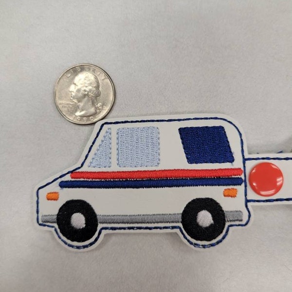 Mail Truck Key Chain, Usps Keychain, Postal Worker Gift, Postal Truck ...