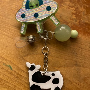 The Original UFO Alien Pill Abduction Funny Retractable Badge - Etsy