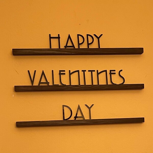 Letter Ledges Set – Changeable Letter Board – 24" Statement Shelves ...