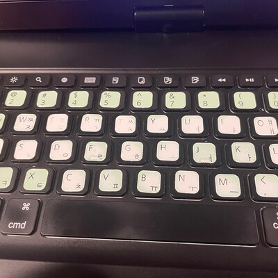 Standard English Keyboard Sticker QWERTY Dvorak Colemak Vinyl - Etsy