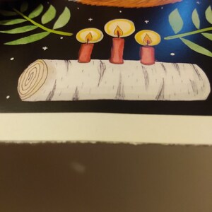 Yule Cat Jolakotturinn Icelandic Folklore Yuletide Christmas Greeting ...