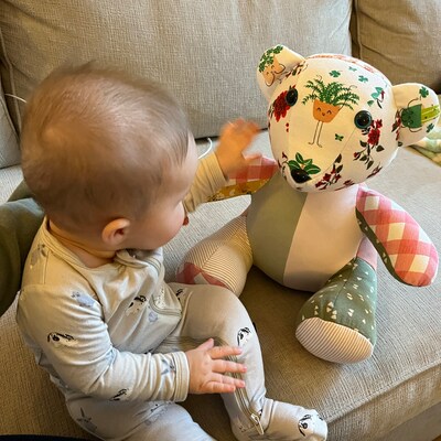 Keepsake Bear Out of Baby Clothes // Gift for Mom // Memory Bear ...