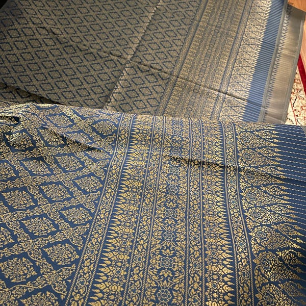 10x78 Inches, Multipurpose Brocade Scarf, Men Waist Band, Sash, Pabiang ...