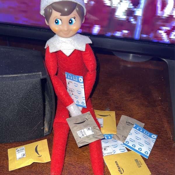 Christmas Elf Sized Elfazon Envelopes amazon Elf Prop Idea Digital ...