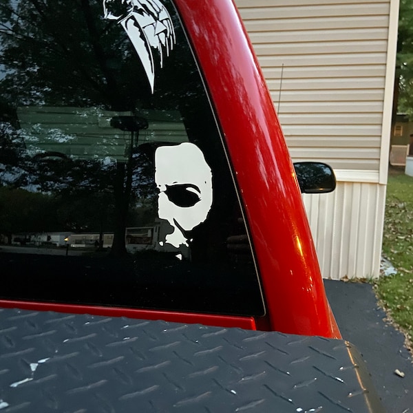 Michael Myers Halloween Pumpkin Knife Vinyl Decal, Michael Meyers ...